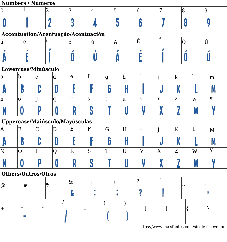 Single Sleeve: Baixar Fonte Grátis | MaisFontes