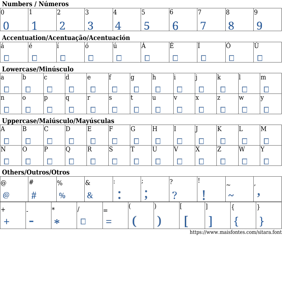 Sitara Font: Free Download | MaisFontes