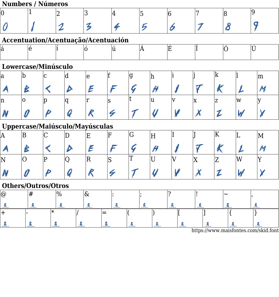 SKID: Free Font Download | MaisFontes