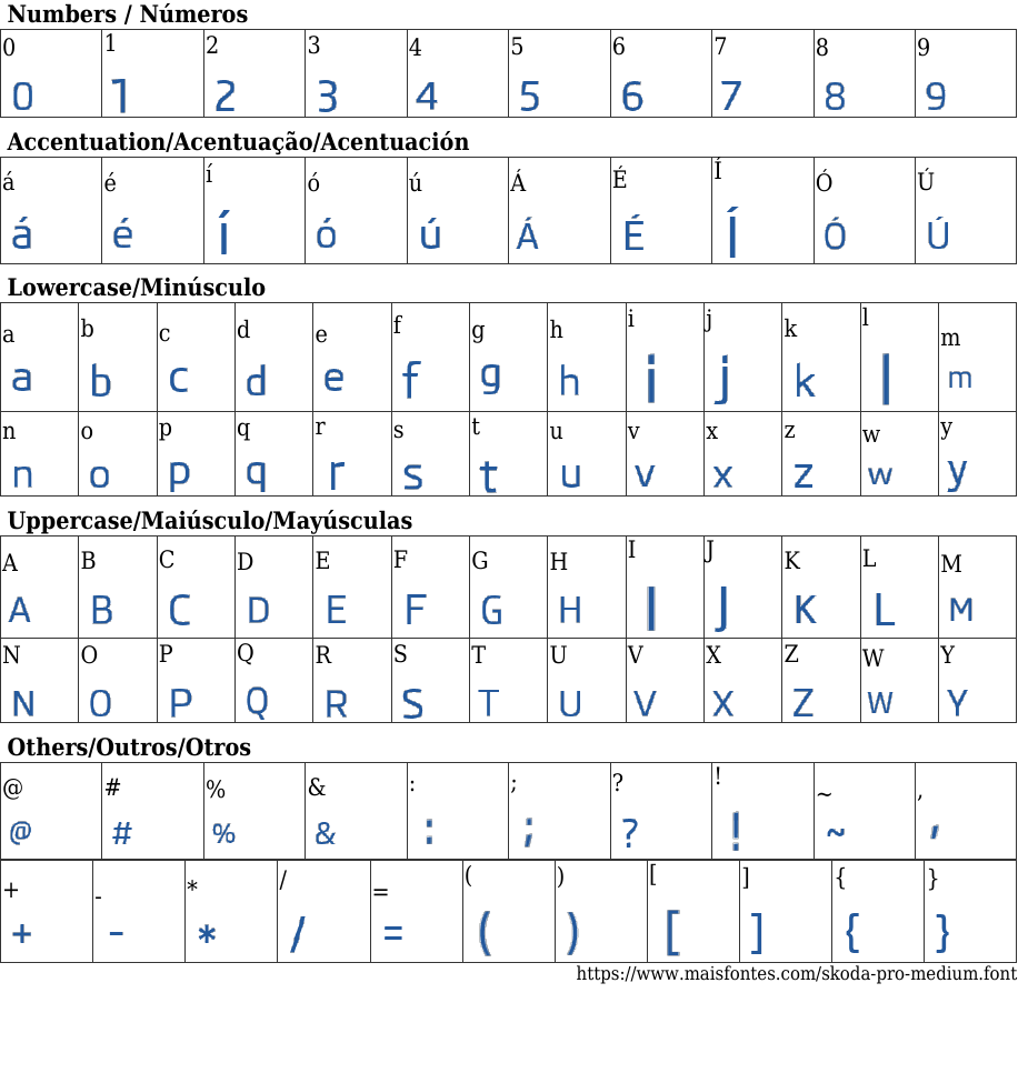 Skoda Pro Medium: Free Font Download | MaisFontes