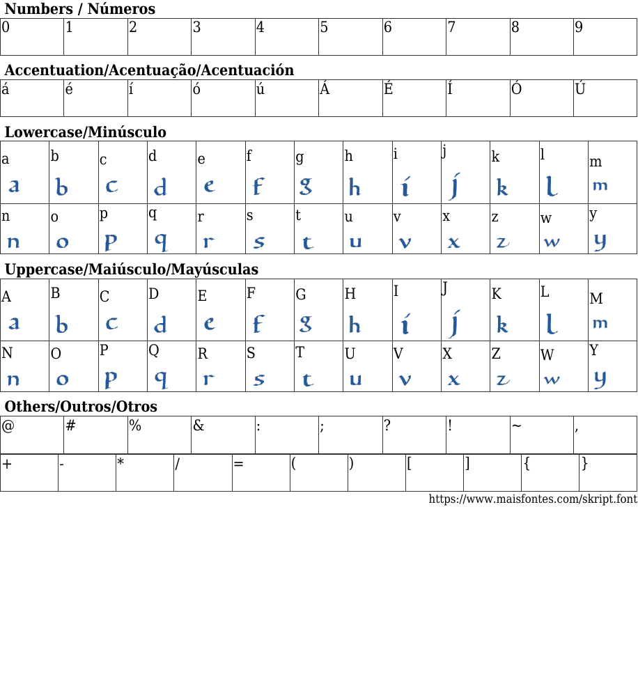 Skript: Free Font Download | MaisFontes