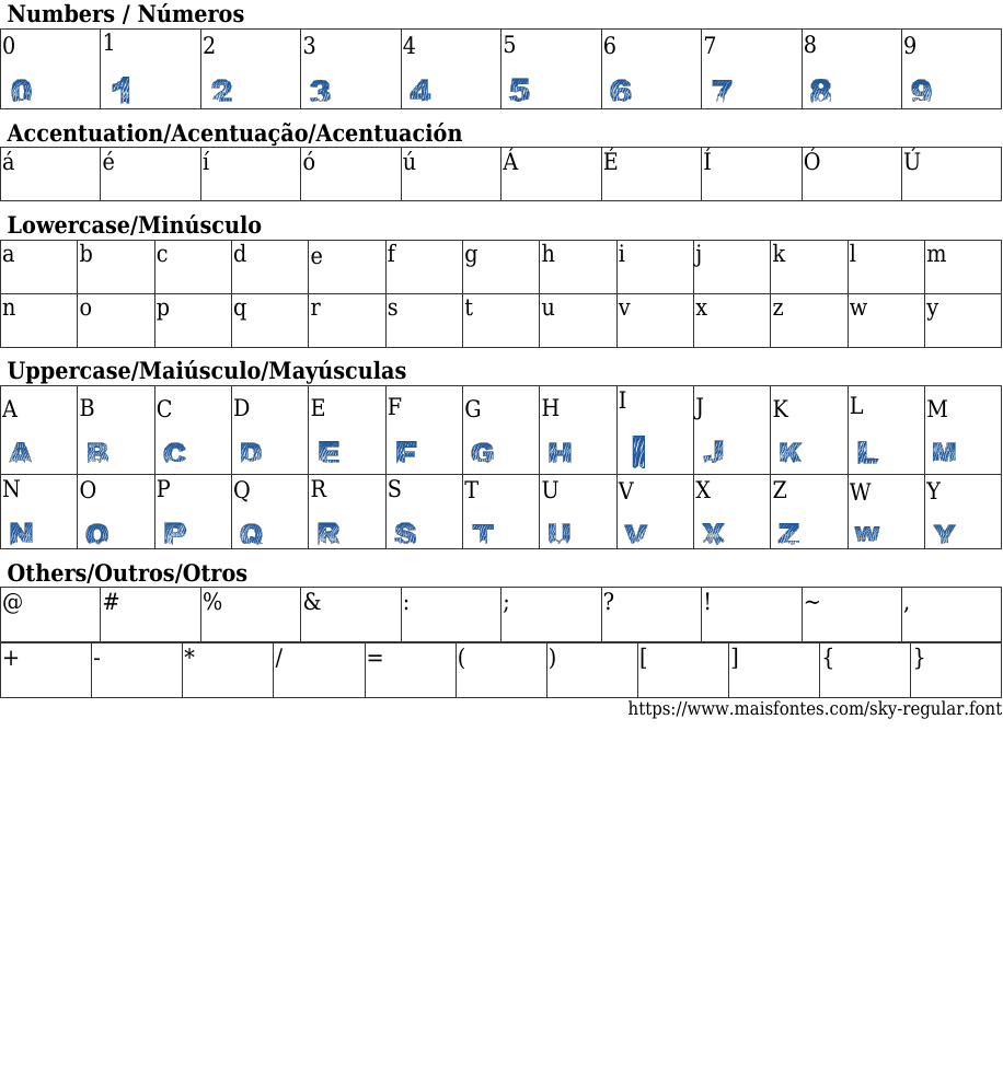 SKY REGULAR: Baixar Fonte Grátis | MaisFontes