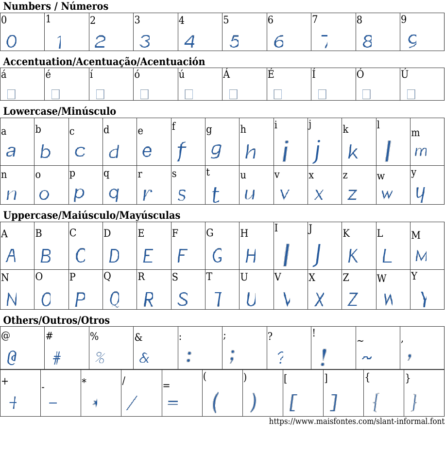 Slant Informal: Baixar Fonte Grátis | MaisFontes