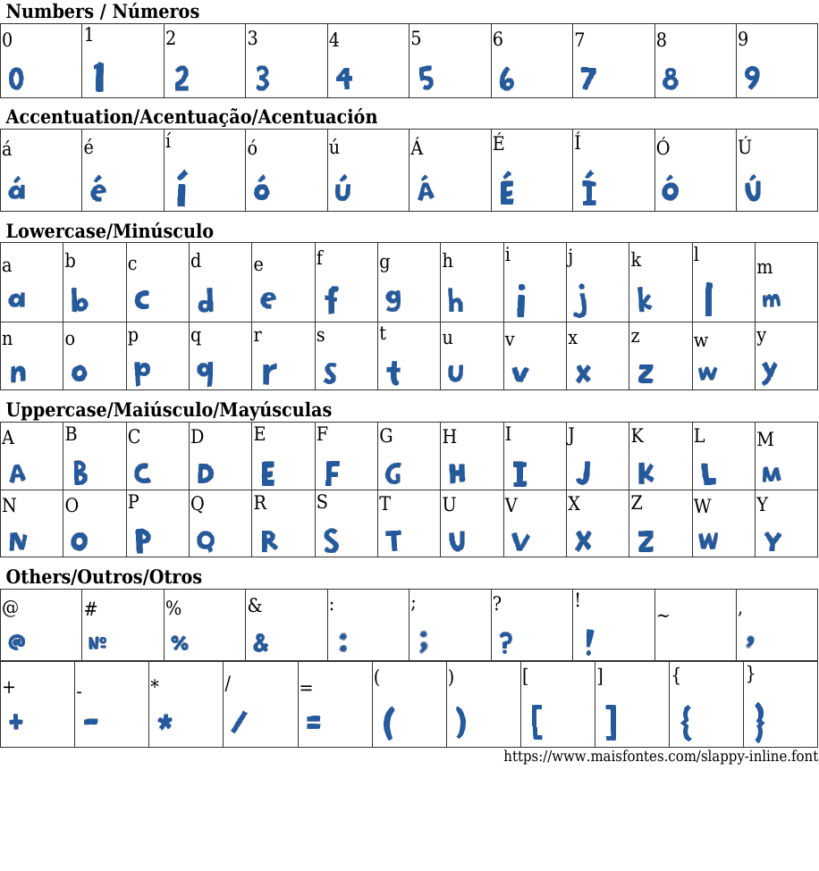 Slappy Inline: Free Font Download | MaisFontes