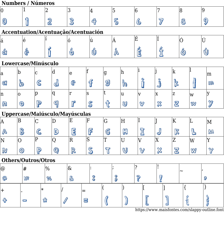 Slappy Outline: Free Font Download | MaisFontes
