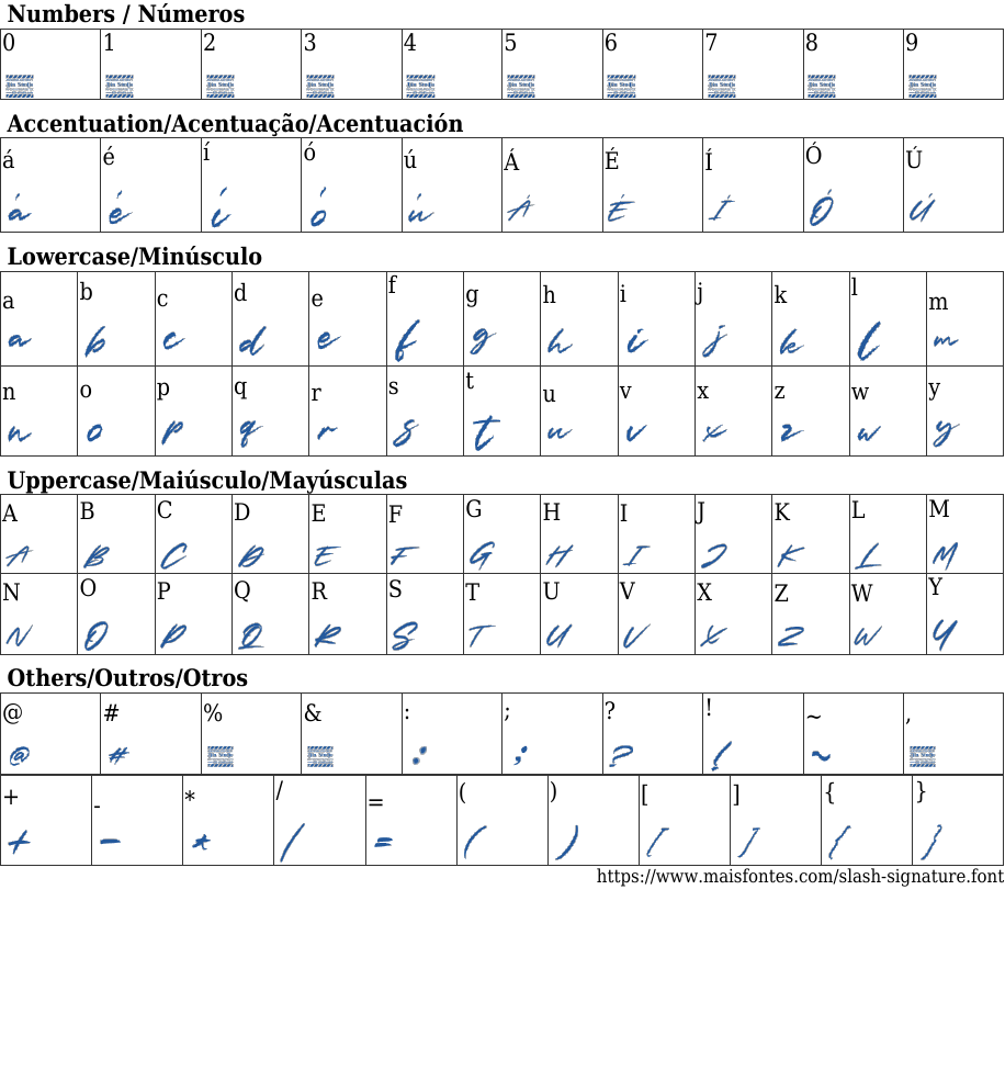 Slash Signature: Baixar Fonte Grátis | MaisFontes