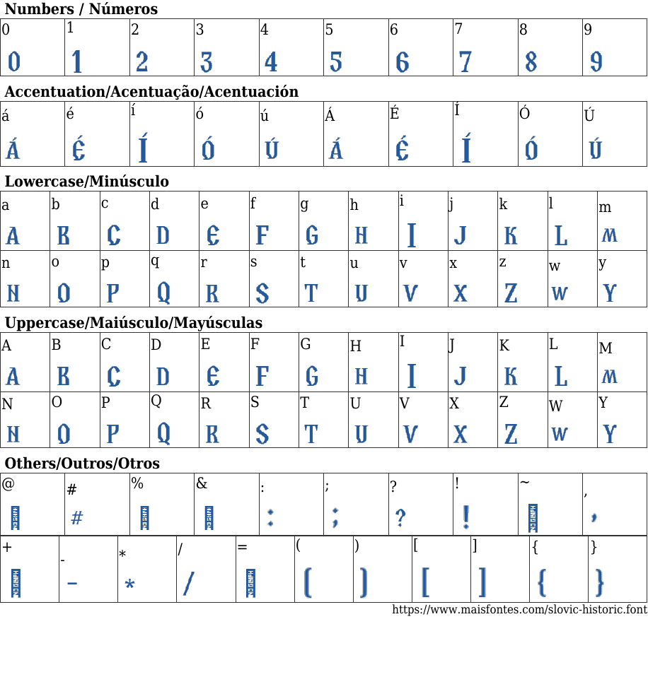 Slovic Historic: Free Font Download | MaisFontes