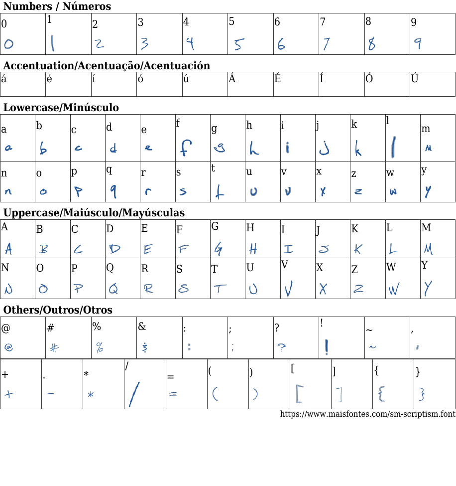SM scriptisM Font: Free Download | MaisFontes