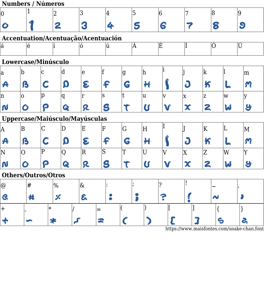 Snake Chan: Free Font Download | MaisFontes