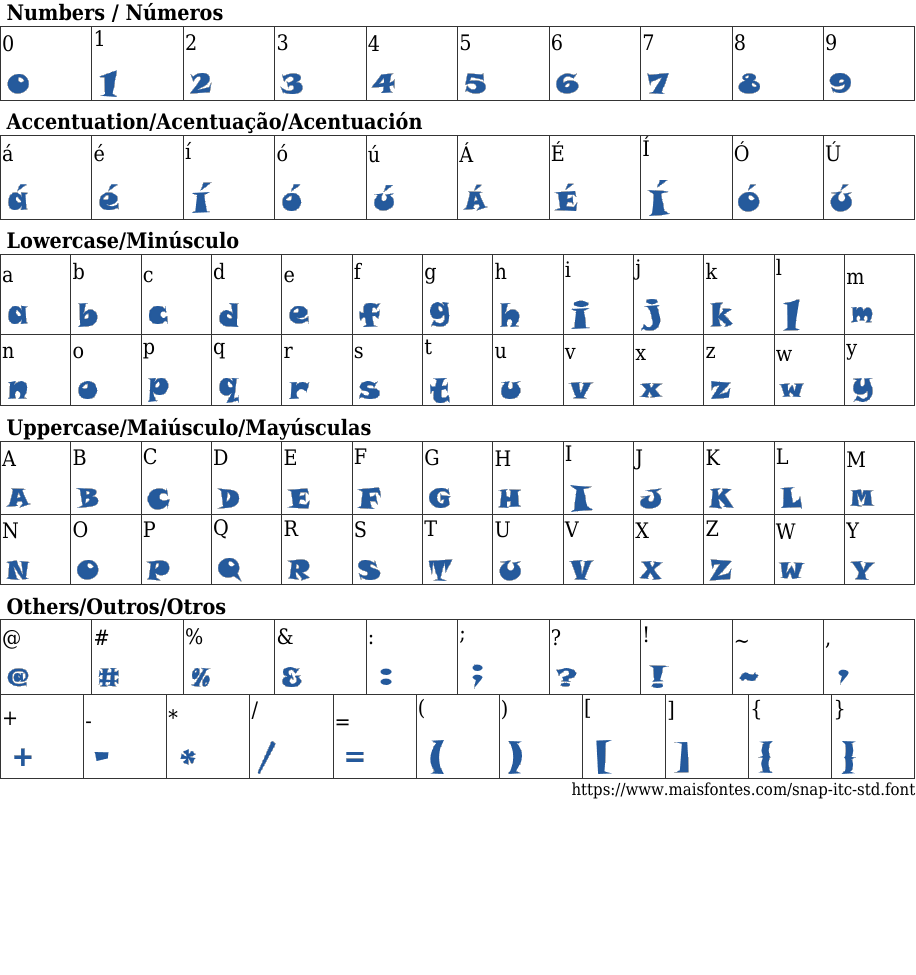 Snap ITC Std Font: Free Download | MaisFontes