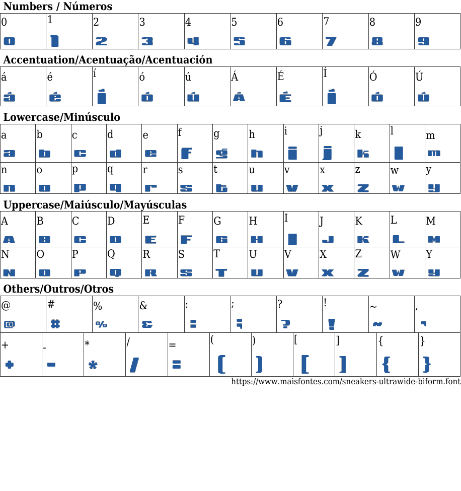 Sneakers UltraWide Biform: Free Font Download | MaisFontes