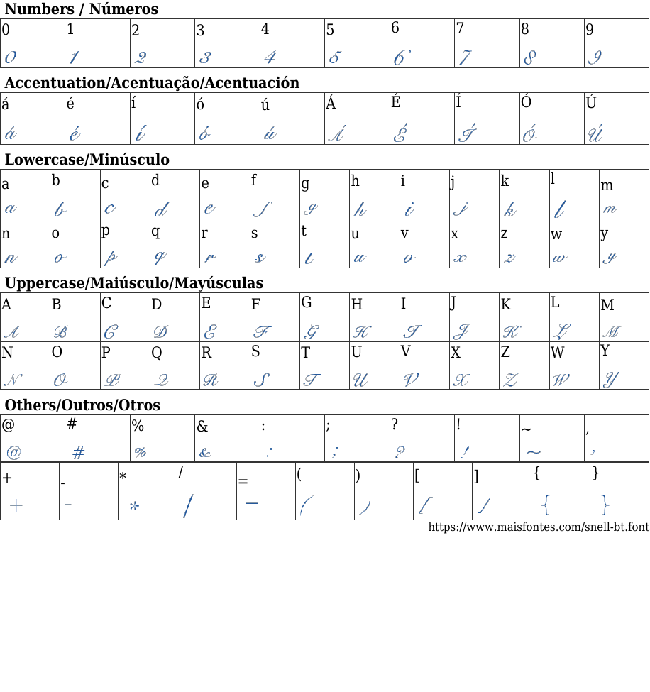 Snell BT: Free Font Download | MaisFontes