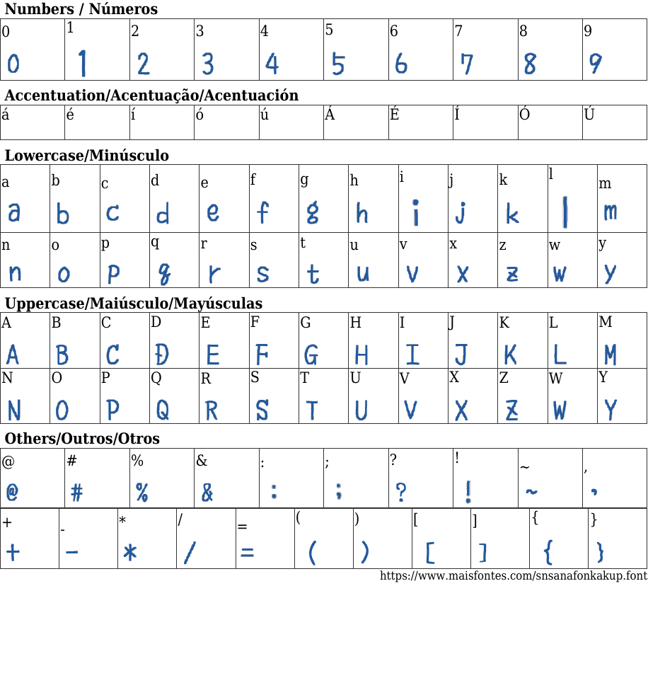 SN Sanafon Kaku P: Free Font Download | MaisFontes