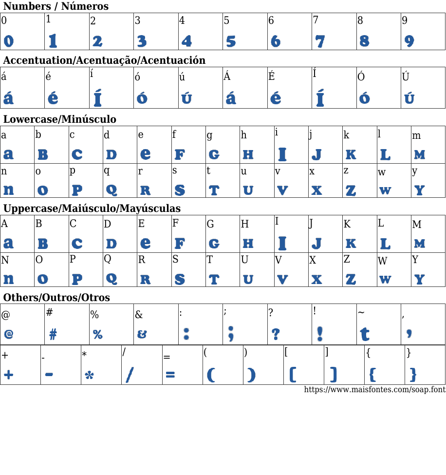 Soap: Free Font Download | MaisFontes