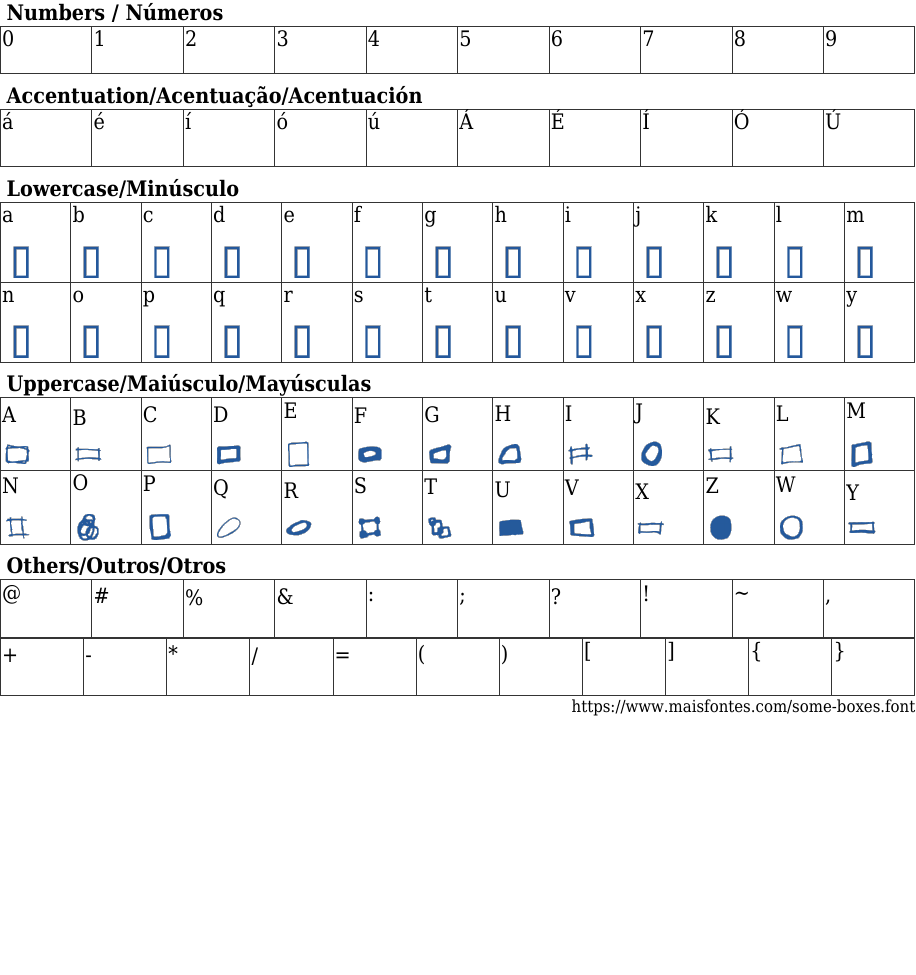 Some Boxes Font: Free Download | MaisFontes