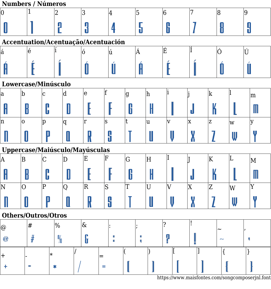 Song Composer Font: Free Download | MaisFontes