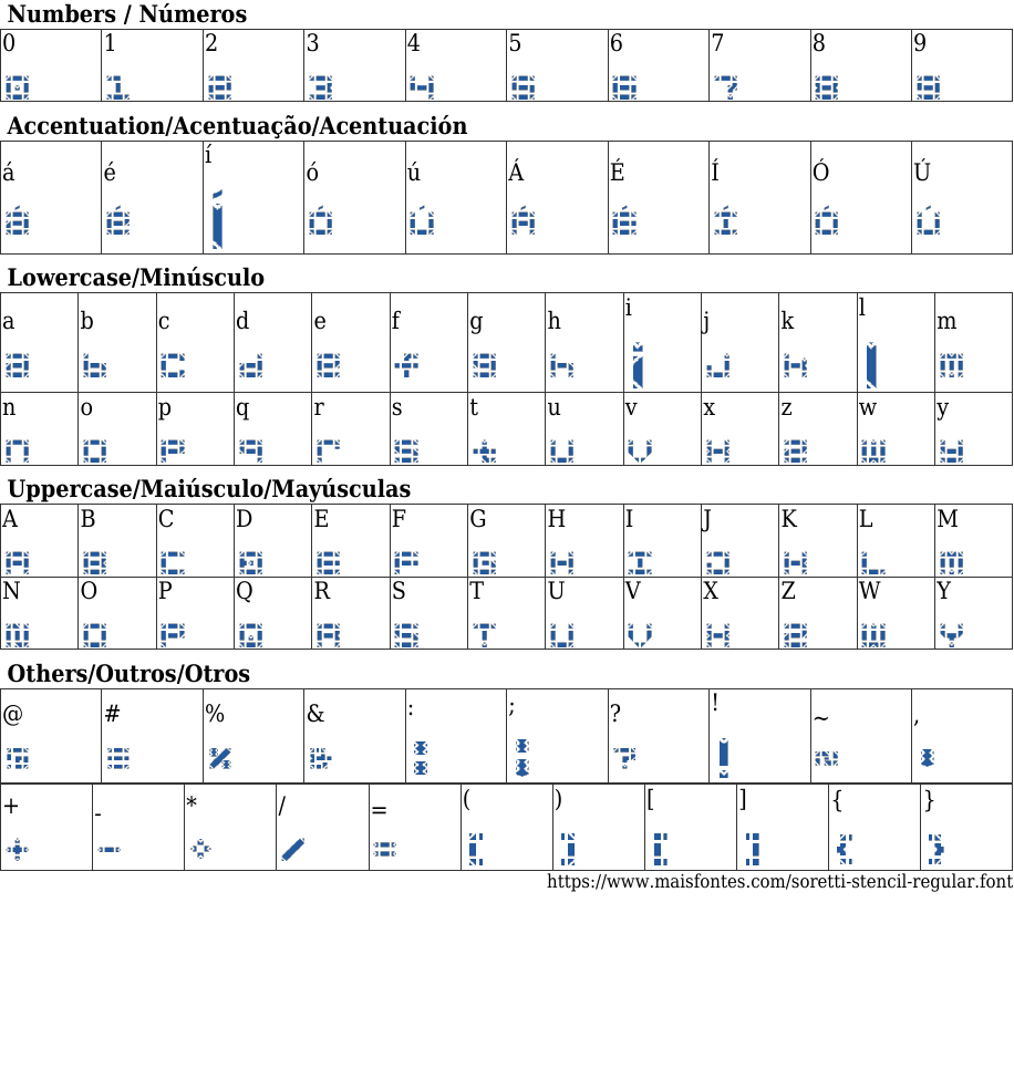 Soretti Stencil Regular: Baixar Fonte Grátis | MaisFontes