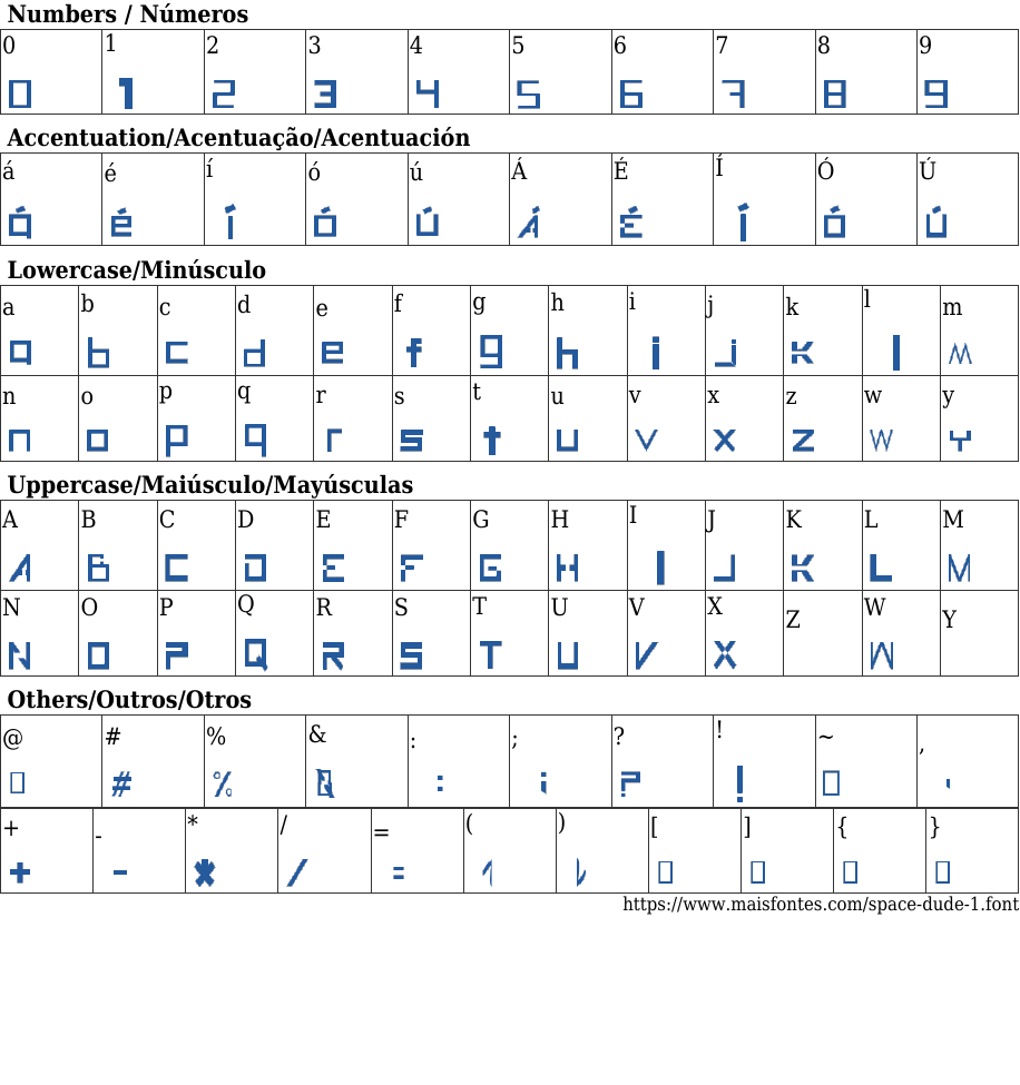 Space dude Font: Free Download | MaisFontes