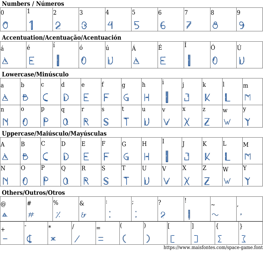 Space Game: Free Font Download | MaisFontes