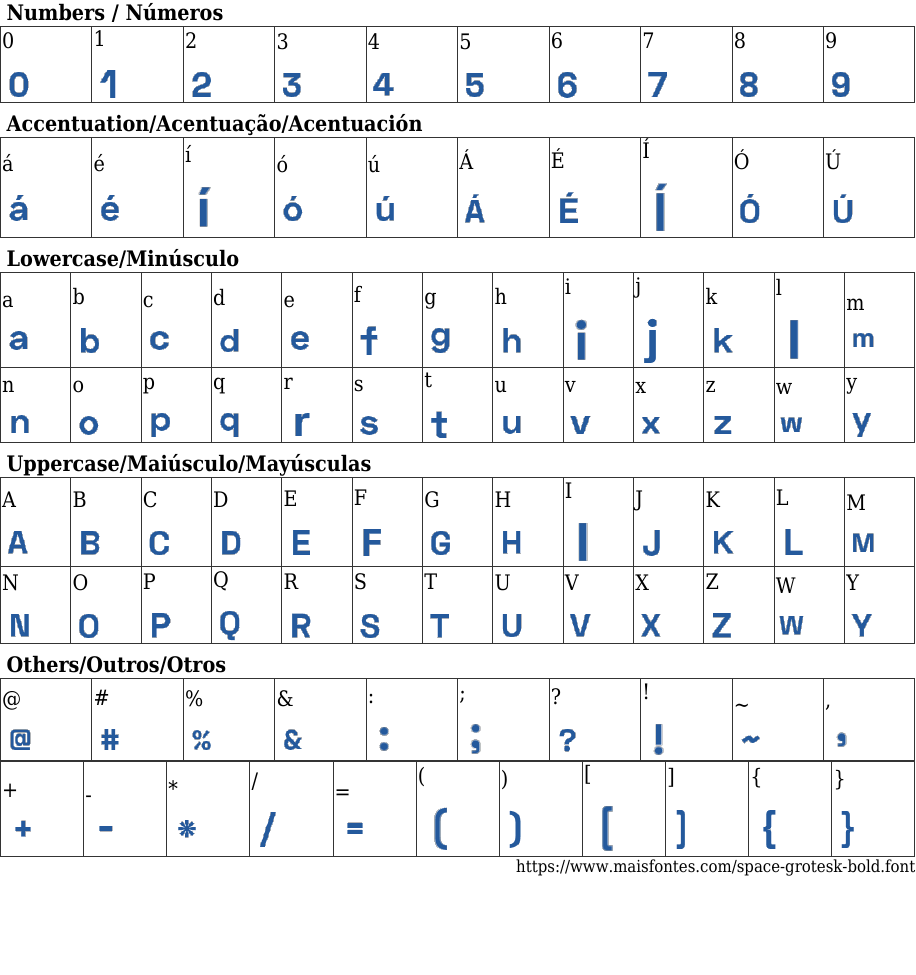 Space Grotesk Bold: Baixar Fonte Grátis | MaisFontes
