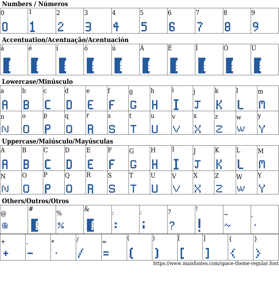 Space Theme Regular: Baixar Fonte Grátis | MaisFontes