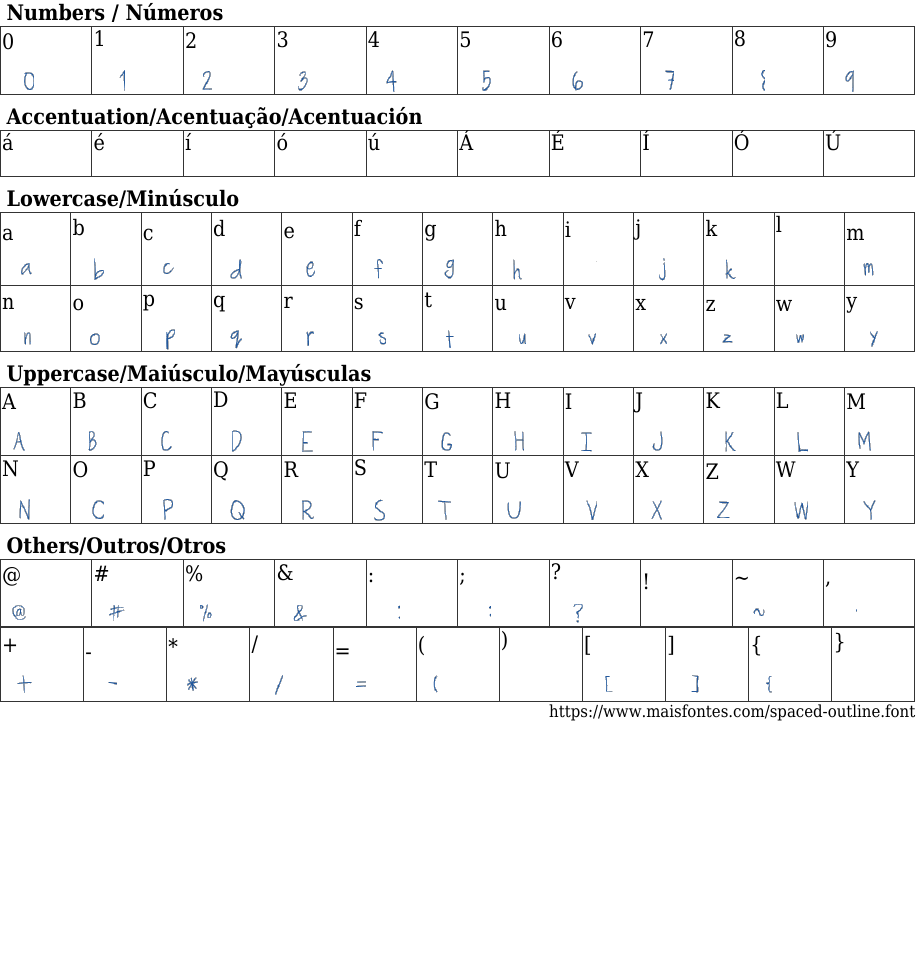 Spaced Outline: Free Font Download | MaisFontes