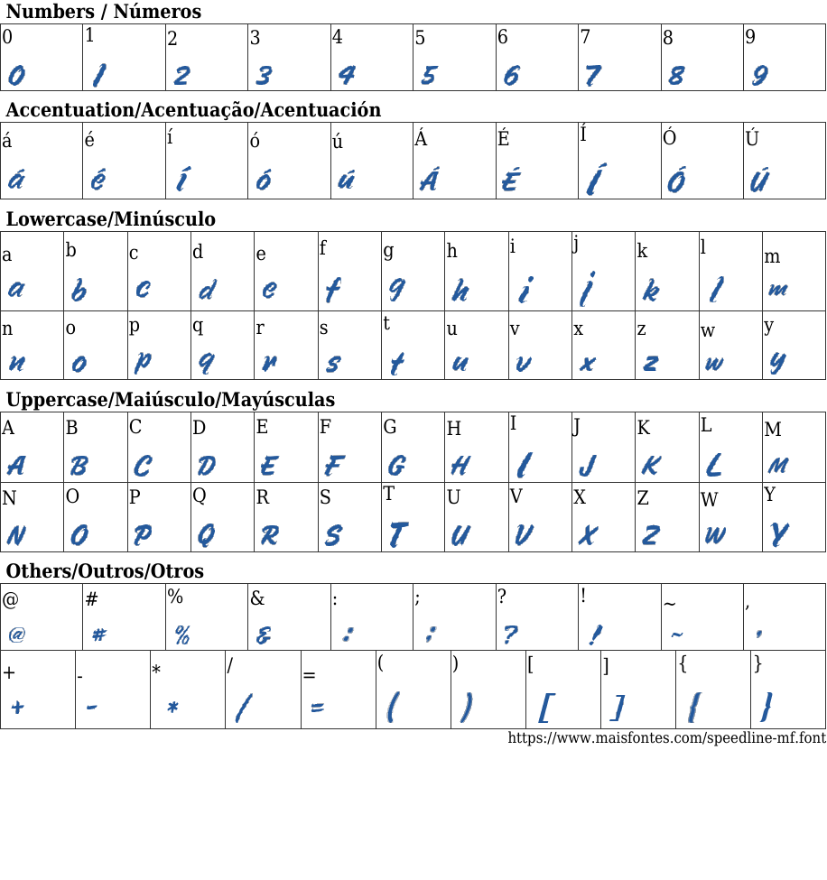 Speedline MF: Free Font Download | MaisFontes