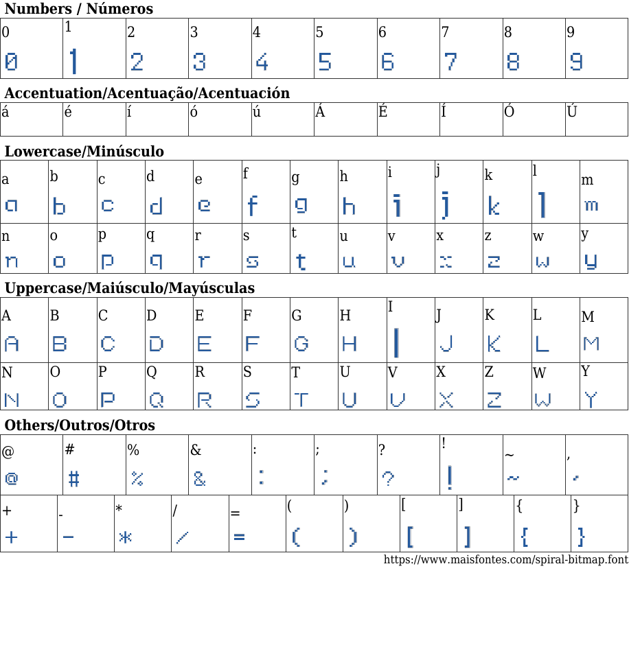 Spiral Bitmap: Baixar Fonte Grátis | MaisFontes