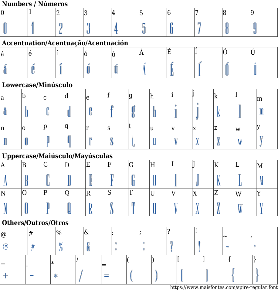 Spire Regular Font: Free Download | MaisFontes