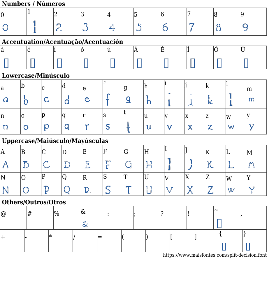 Split Decision: Baixar Fonte Grátis | MaisFontes