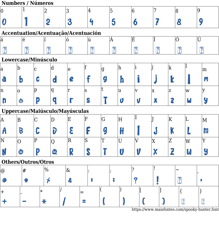 Spooky Hunter: Baixar Fonte Grátis | MaisFontes