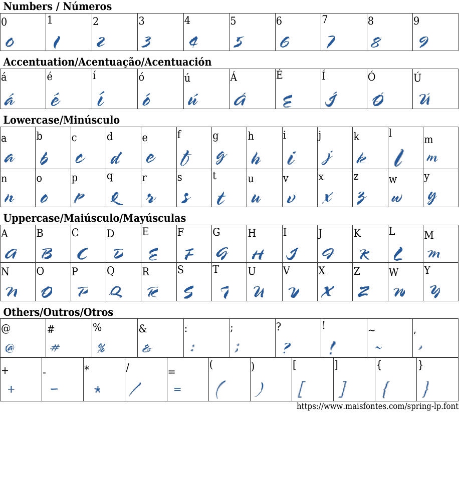 Spring LP: Download Free Font | MaisFontes