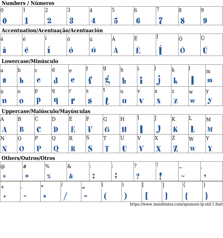 Spumoni LP Std: Free Font Download | MaisFontes