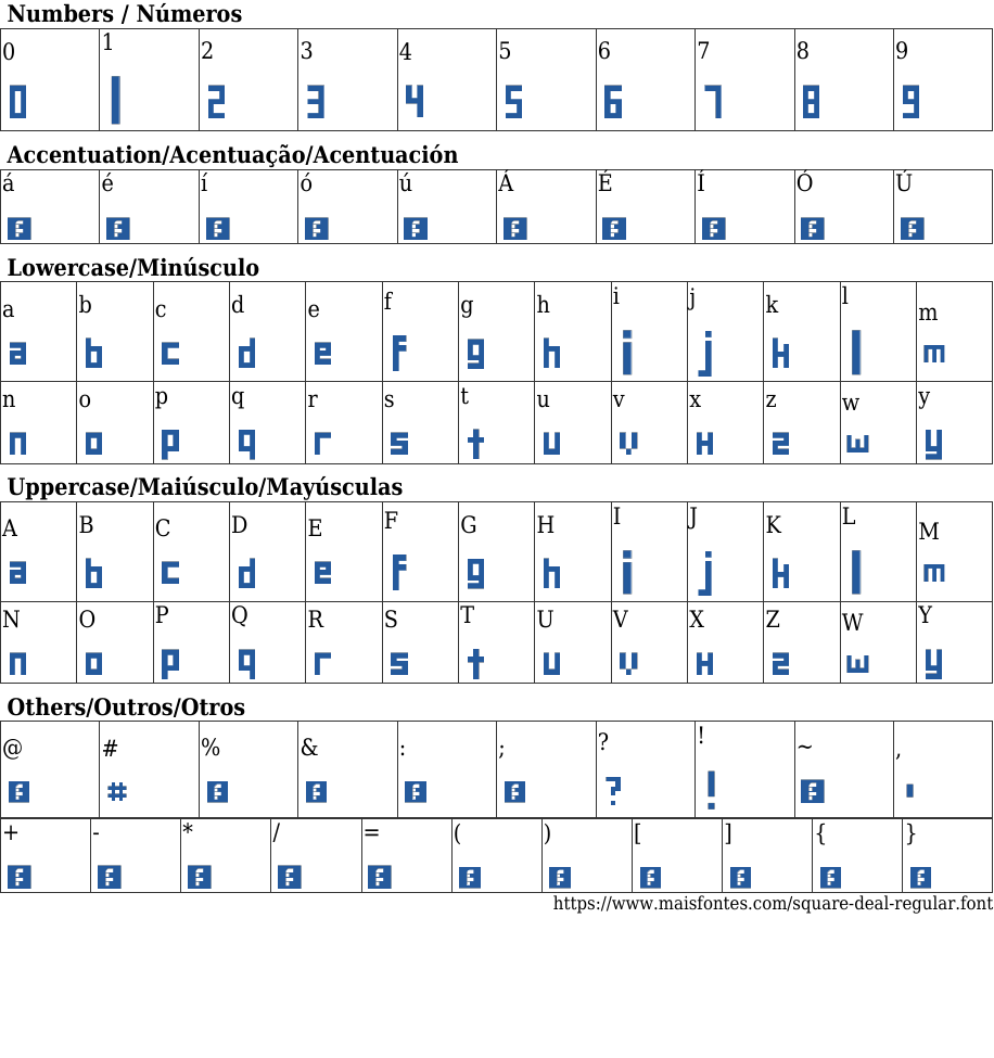Square deal Regular: Baixar Fonte Grátis | MaisFontes