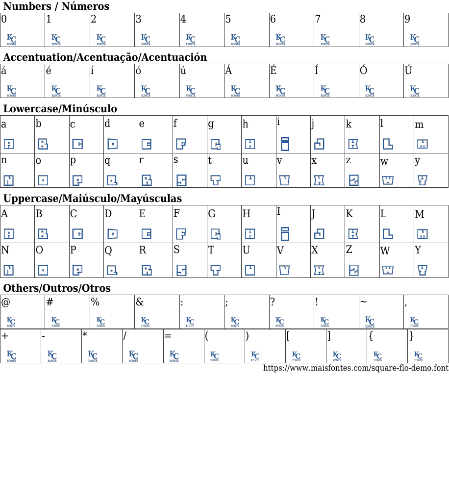 Square Flo: Baixar Fonte Grátis | MaisFontes