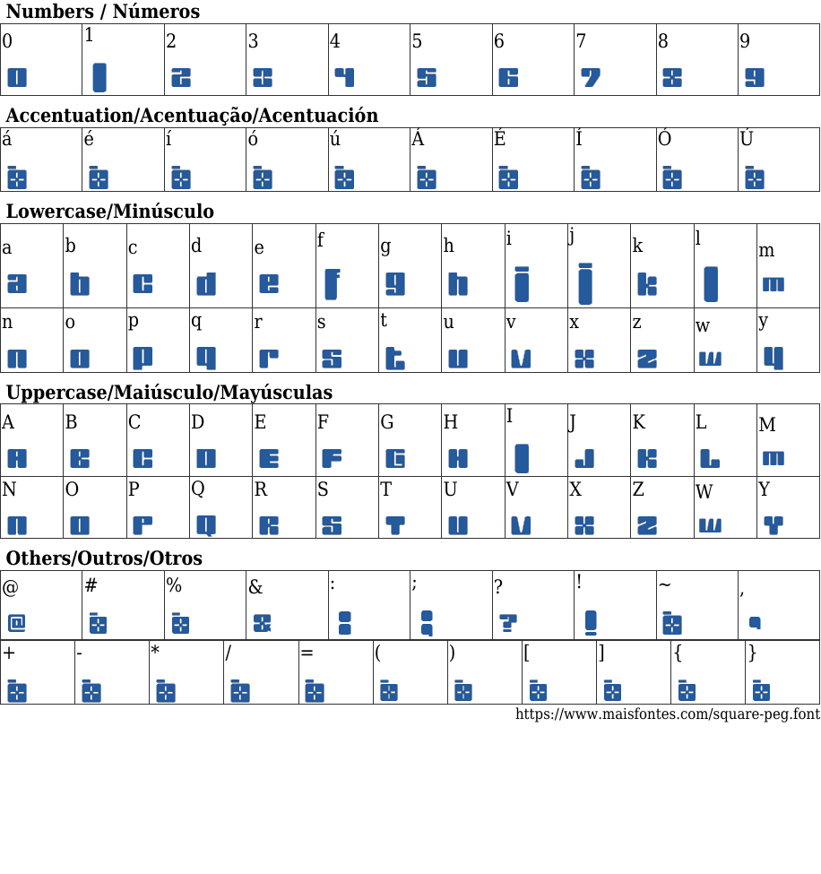 Square Peg: Baixar Fonte Grátis | MaisFontes