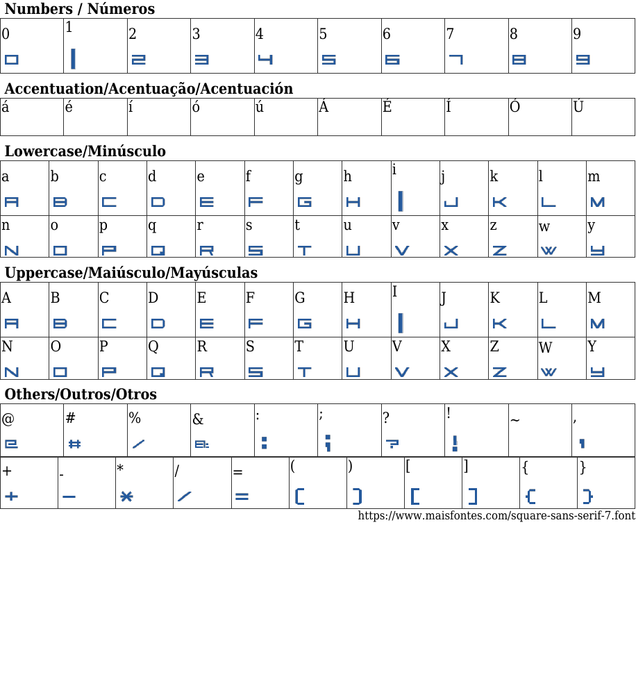 Square Sans Serif 7: Free Font Download | MaisFontes