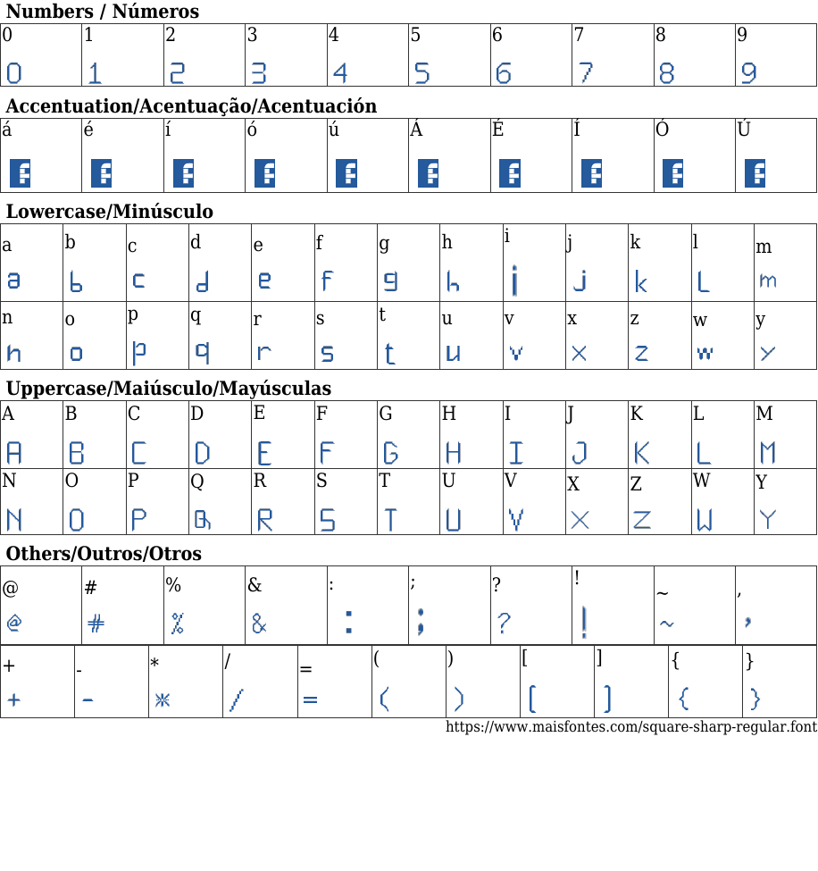 Square Sharp Regular: Baixar Fonte Grátis | MaisFontes