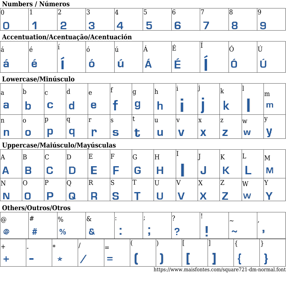 Square 721 Demi Normal Font: Free Download | MaisFontes