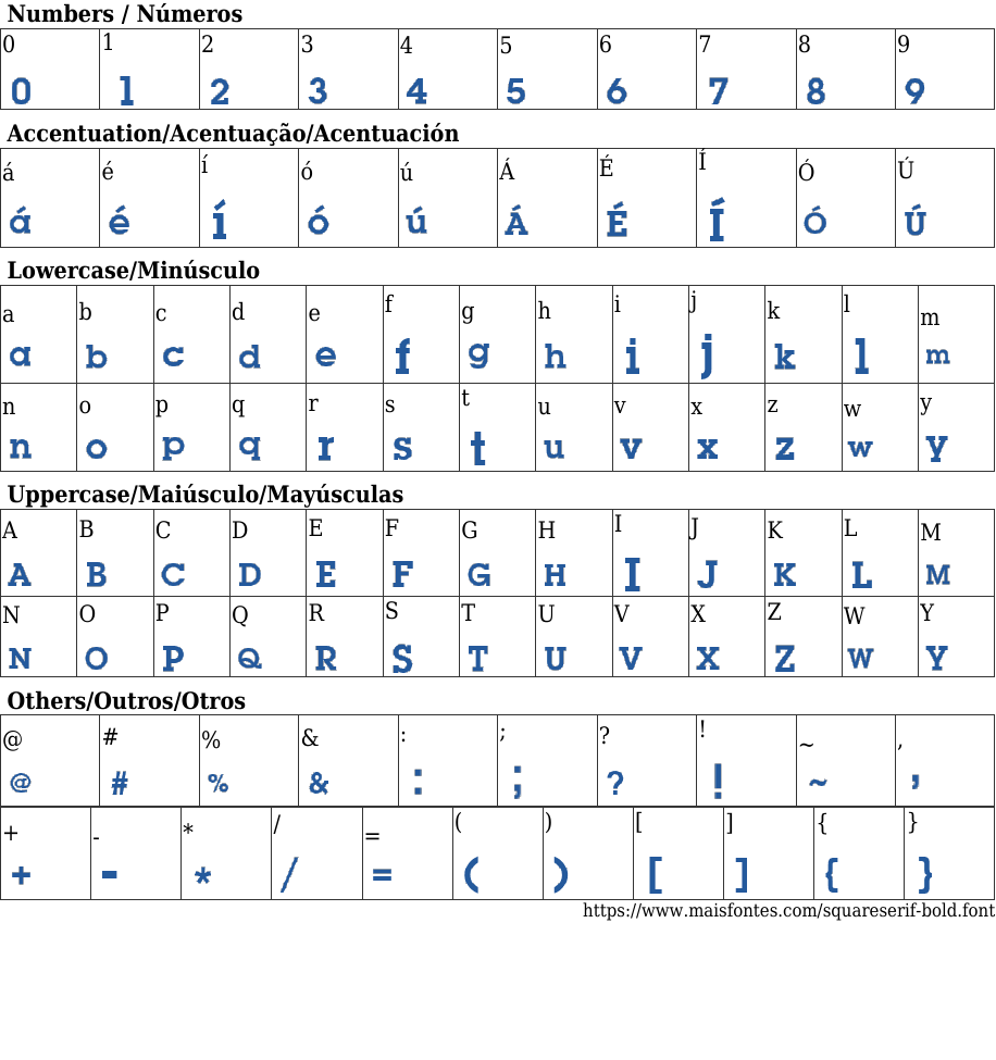 Square Serif Bold: Free Font Download | MaisFontes