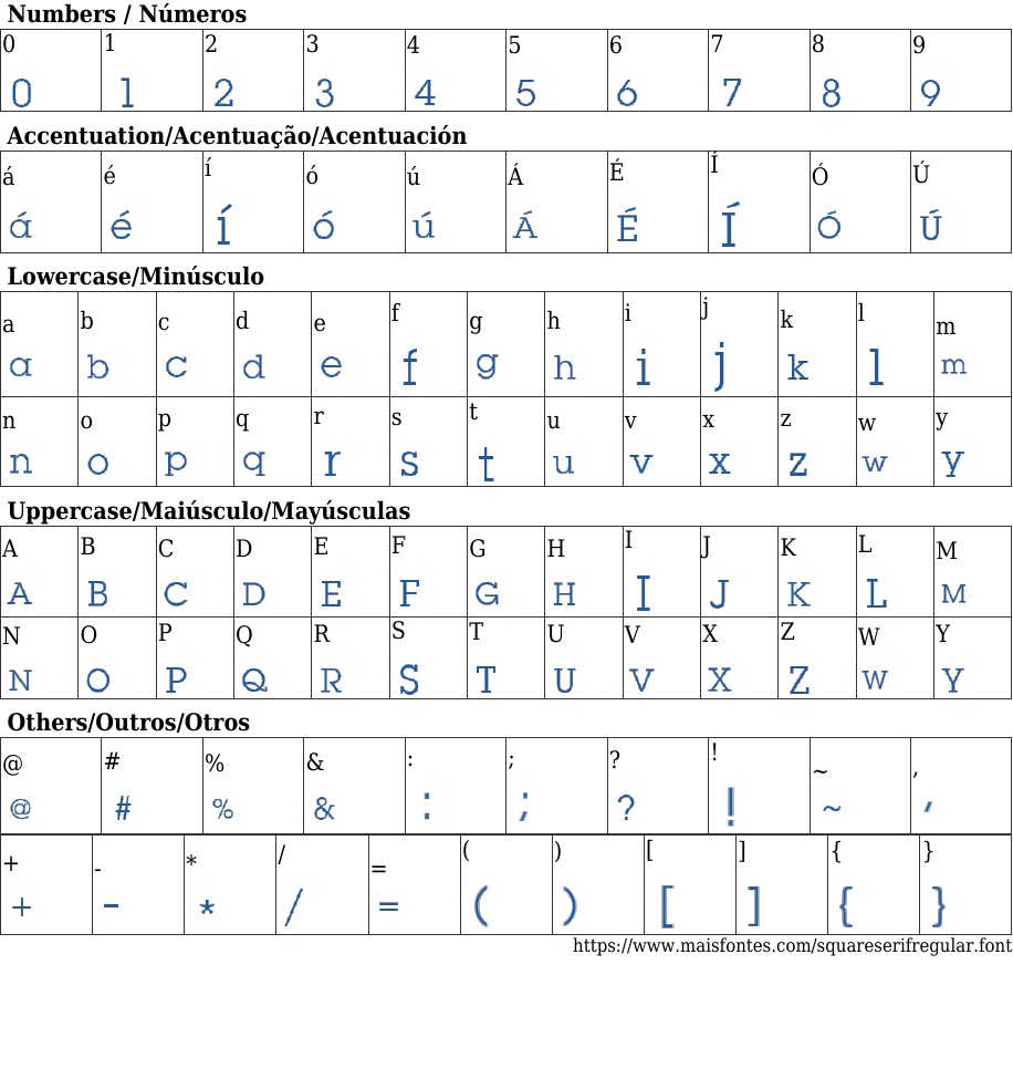 Square Serif Regular: Free Font Download | MaisFontes