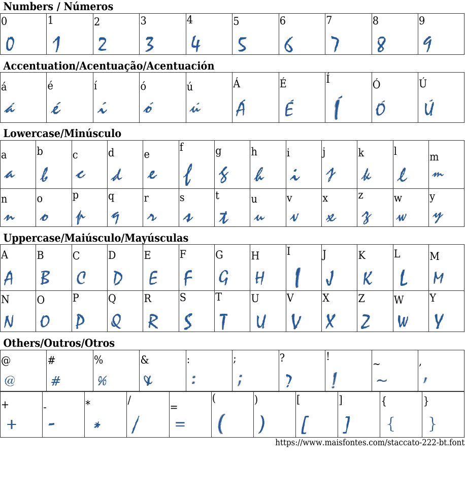 Staccato 222 BT: Free Font Download | MaisFontes