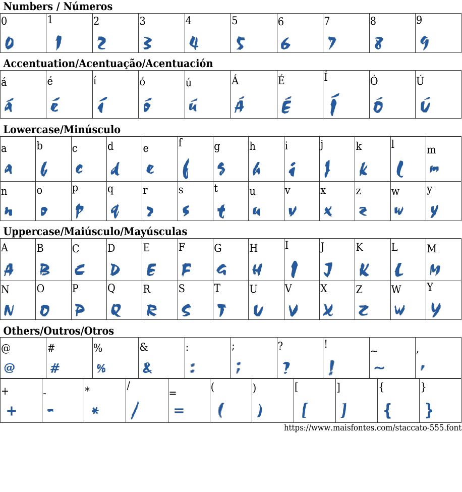 Staccato 555: Free Font Download | MaisFontes