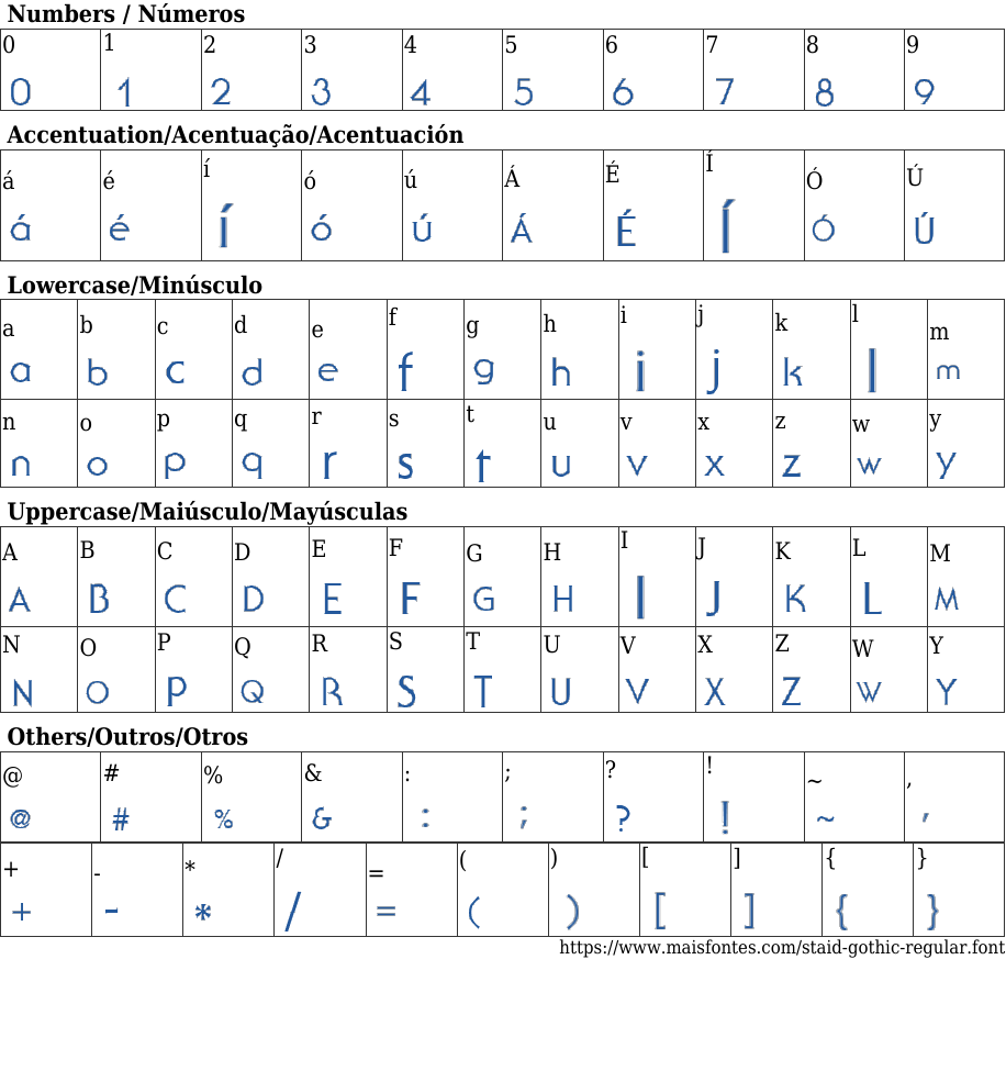 Staid Gothic Regular Font: Free Download | MaisFontes