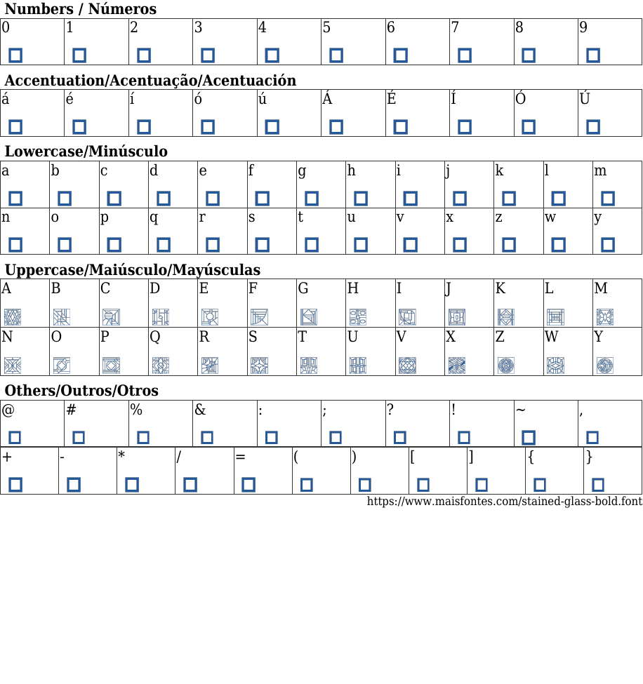 Stained Glass Bold: Baixar Fonte Grátis | MaisFontes