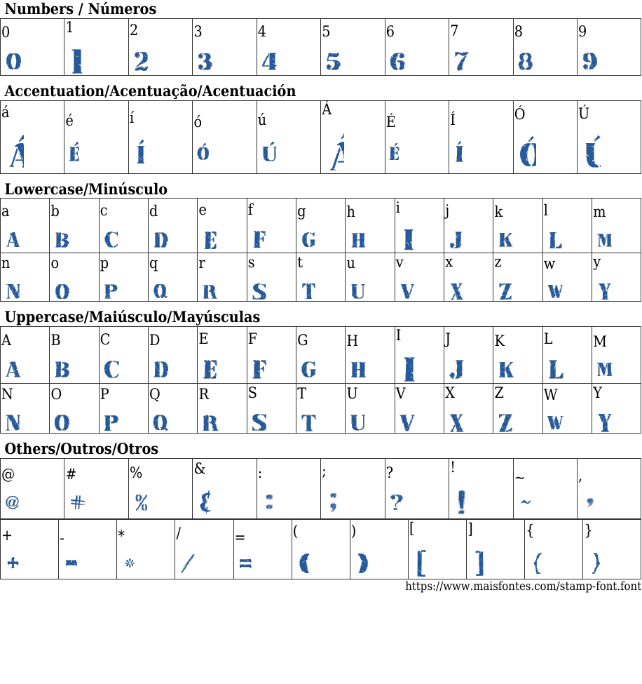 Stamp: Free Font Download | MaisFontes