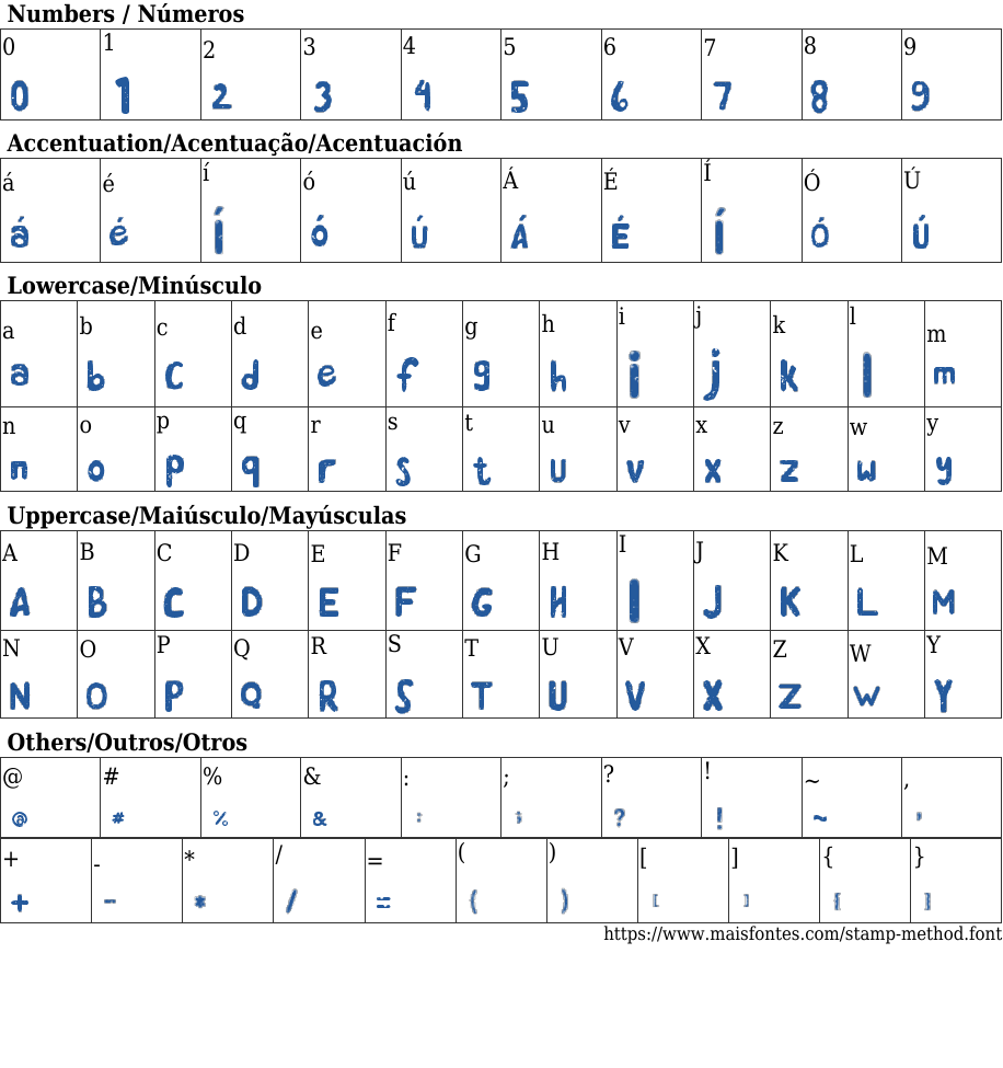 Stamp Method: Free Font Download | MaisFontes
