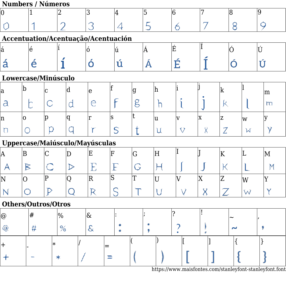 Stanley: Free Font Download | MaisFontes