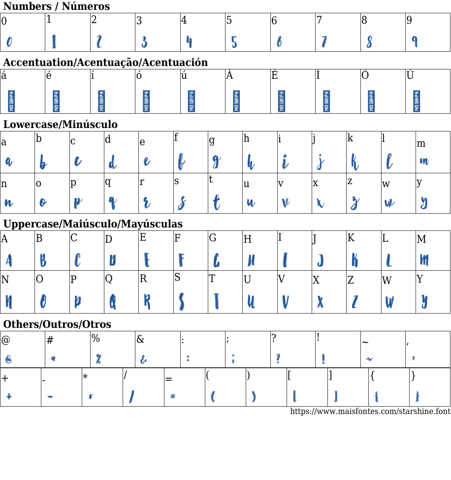 Starshine: Free Font Download | MaisFontes