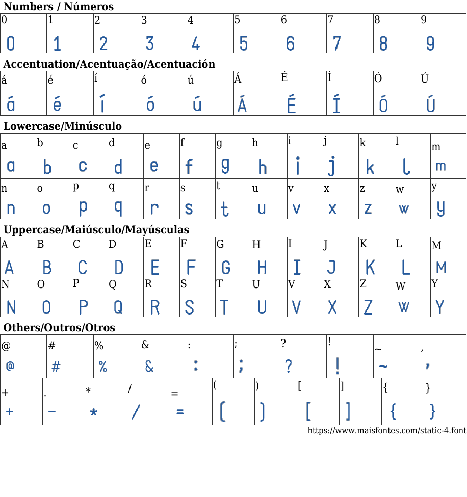 Static Regular Font: Free Download | MaisFontes